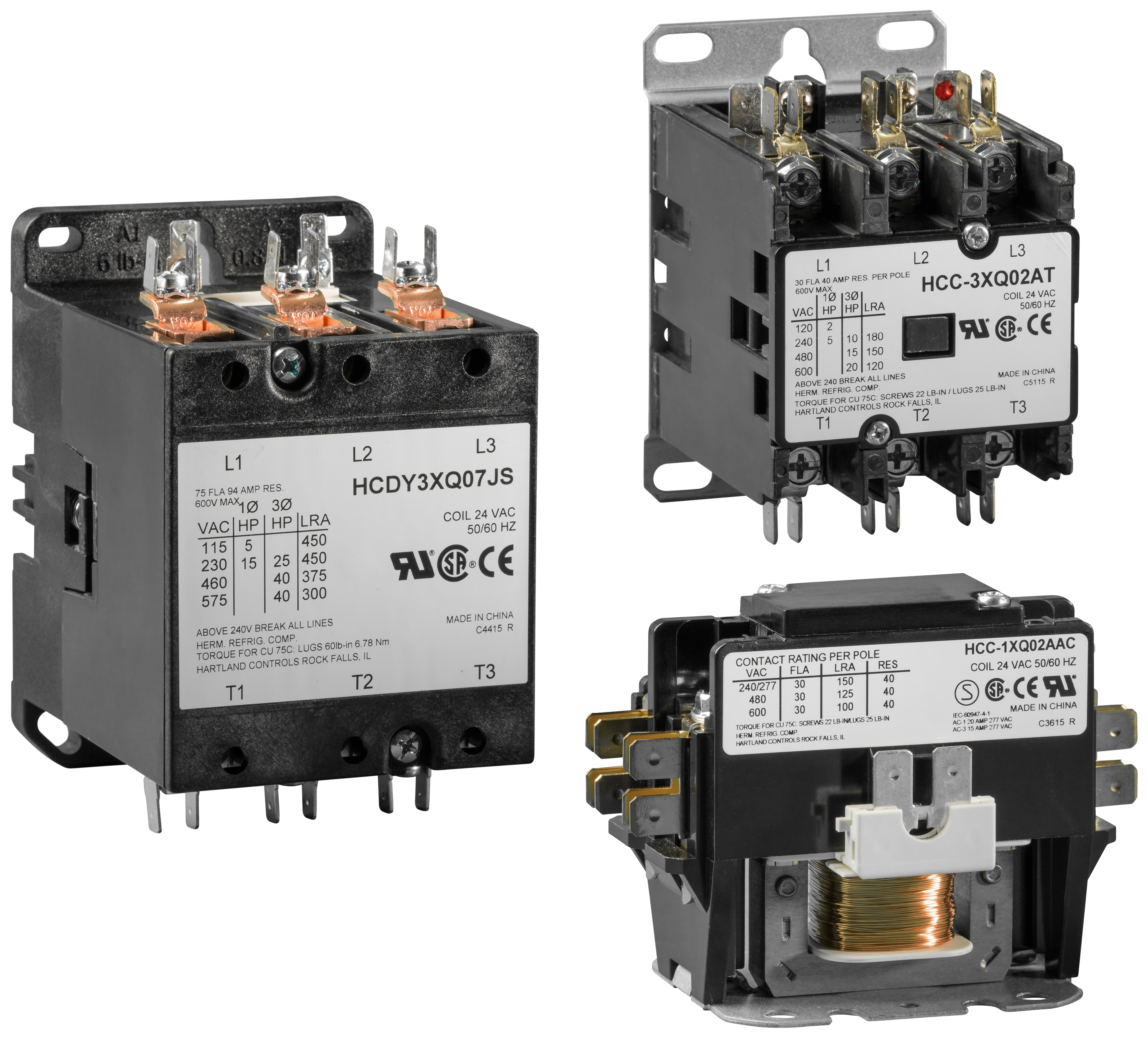 Contactor de la serie HCC - Hartland Controls | DigiKey