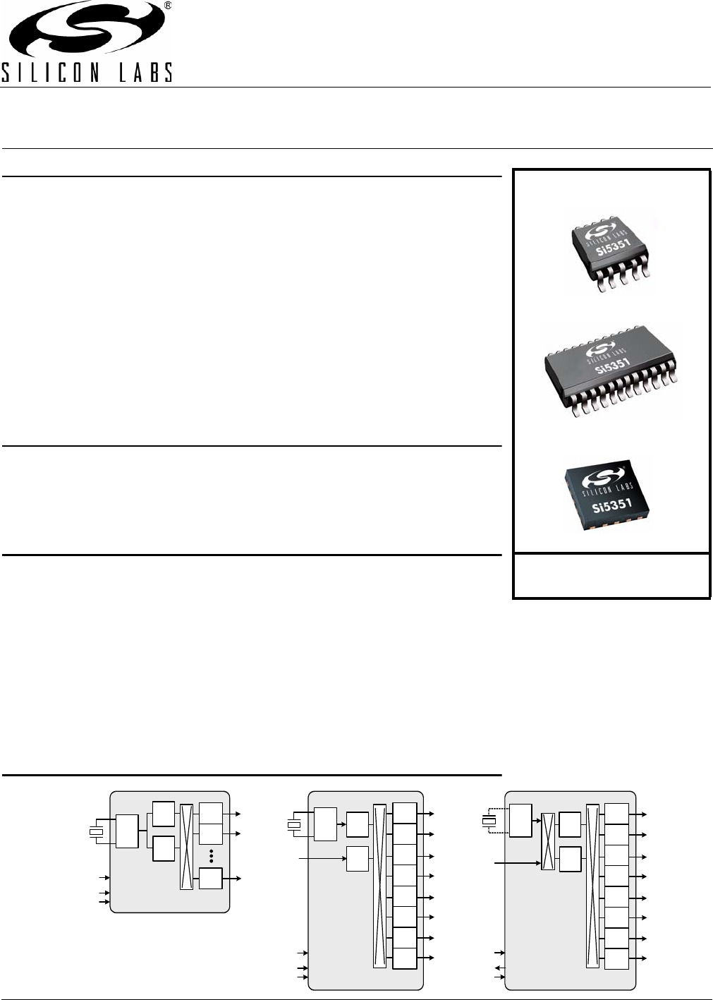 Si5351A/B/C Datasheet by Silicon Labs | Digi-Key Electronics
