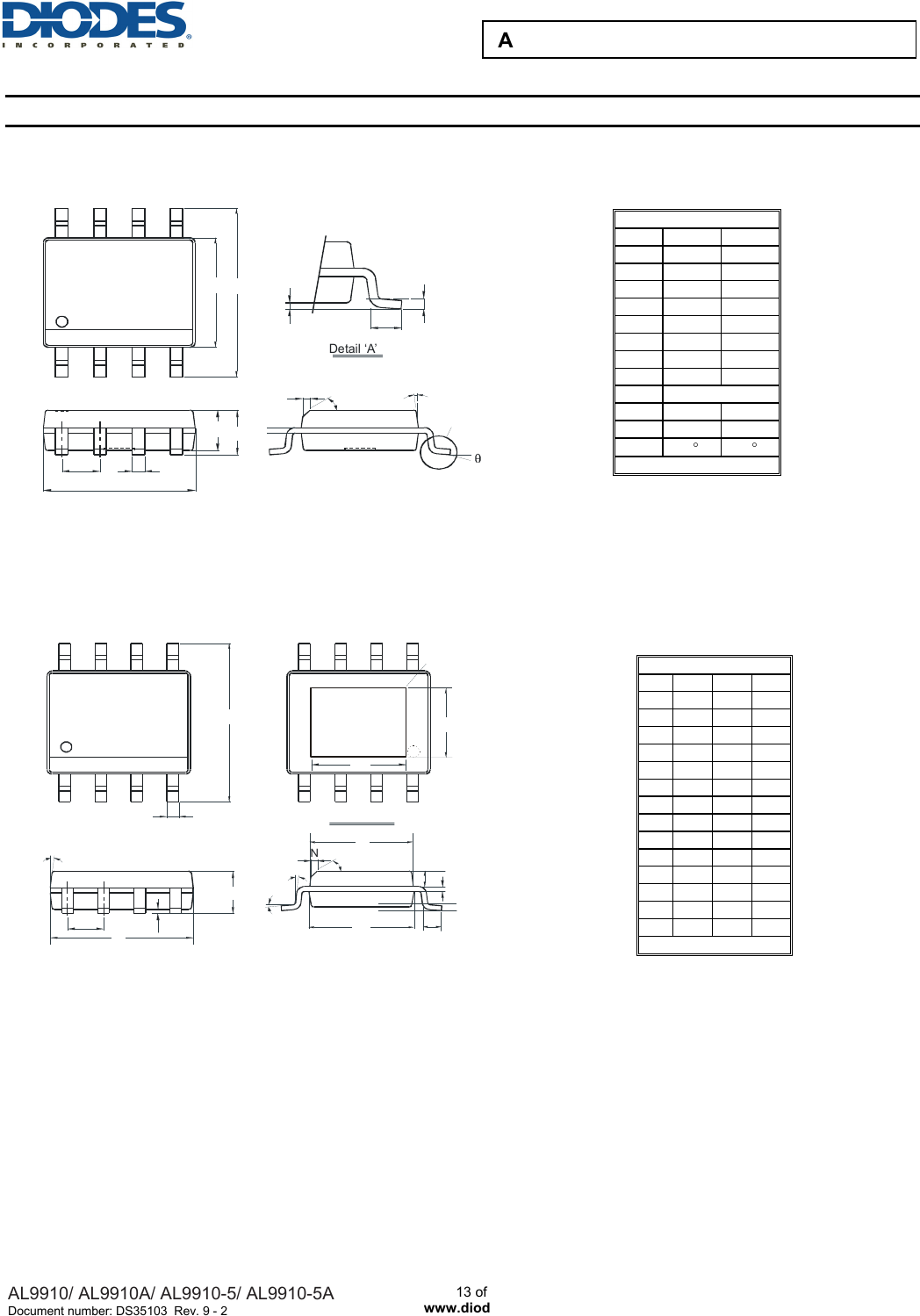 AL9910(A,-5) Datasheet by Diodes Incorporated | Digi-Key Electronics